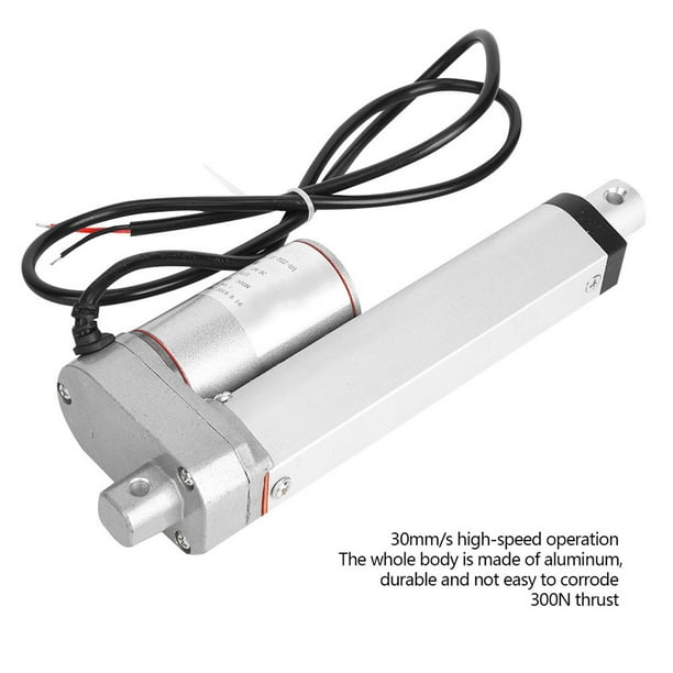 Actuador lineal de de 12 V CC motor de actuador lineal de alta velocidad 30 mm/s 300 N actuador ...
