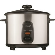 20-Cup Deluxe Stainless Steel Rice Cooker - Walmart.com