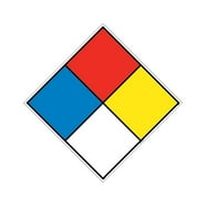 KOVOT 4"x4" Flammable Liquid DOT (Class 3) Hazardous Materials Warning ...