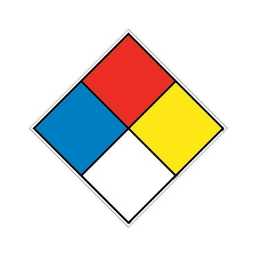 KOVOT 4"x4" Flammable Liquid DOT (Class 3) Hazardous Materials Warning ...