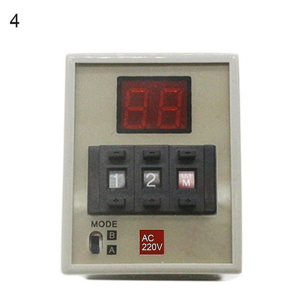 Ah3d-dm Programmable Digital Display Double Time Delay Relay Ch3a/b Preset Type Jikaix - Walmart.ca