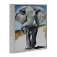 Stupell Industries Majestic Elephant on Path Gray Framed Giclee Art ...