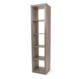 Better Homes & Gardens 5-Cube Vertical Storage Organizer, Natural ...