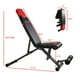 Finer Form 5-in-1 Adjustable Weight Bench - Foldable Multi-Purpose ...