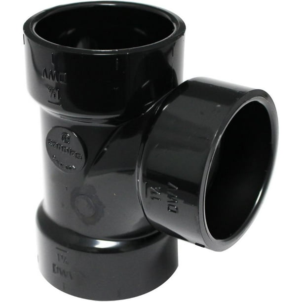 1-1/4" Hub x Hub x Hub ABS Sanitary Tee - Walmart.ca