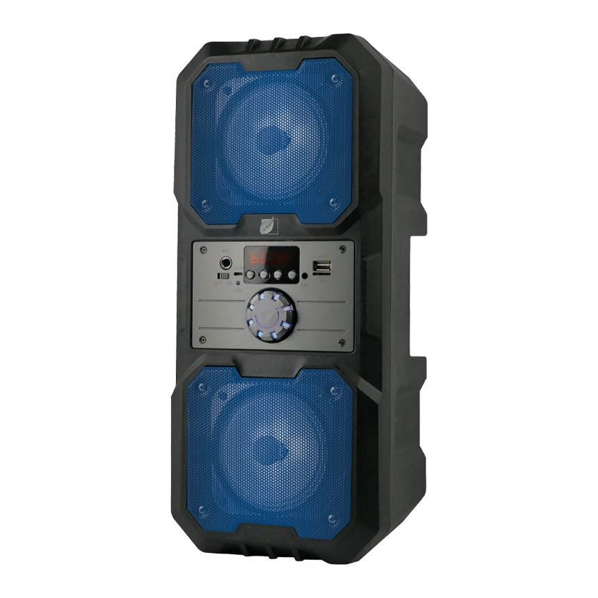 Doble bocina 4" Karaoke portátil Green Leaf Green Leaf 18-9432BL | Bodega Aurrera en línea