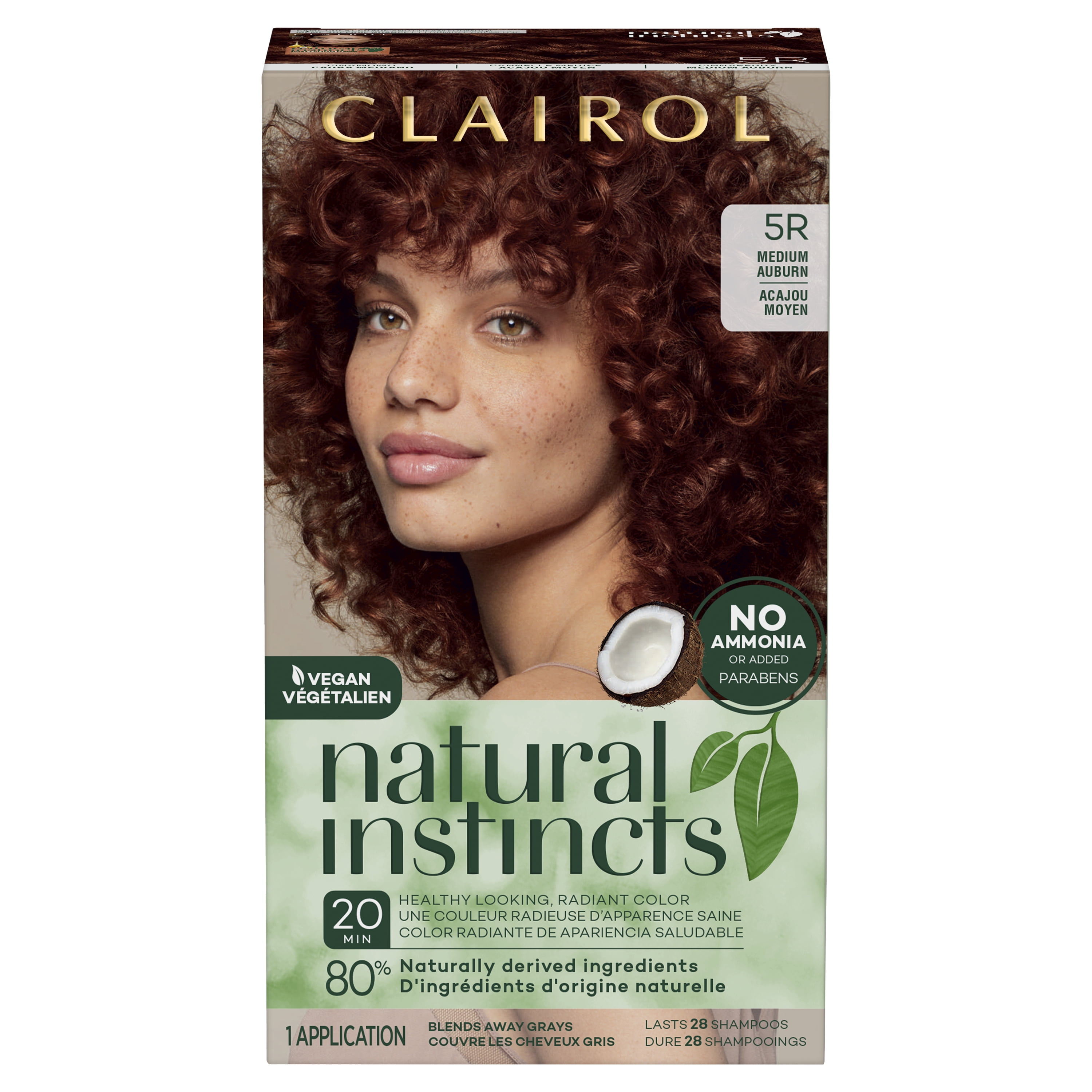 Clairol Natural Instincts Demi Permanent Hair Color Creme 5r Medium