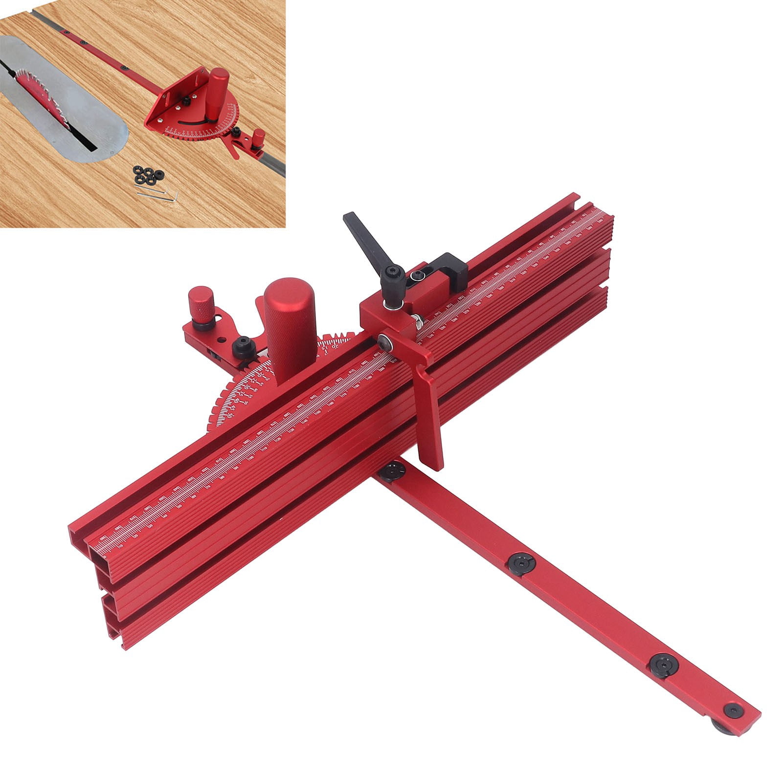 Accurate Miter Gauge System, Complete Table Saw Miter Gauge System with ...