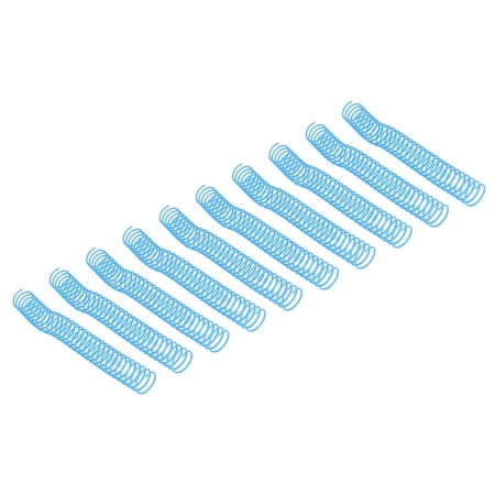 Spiral Binding Coil, Plastic Large Capacity Sheet Binding Comb 10Pcs ...