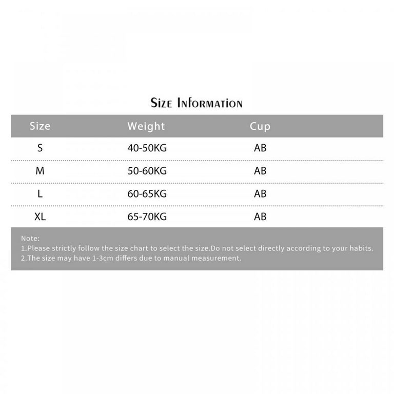 Athletic Cup Size Chart