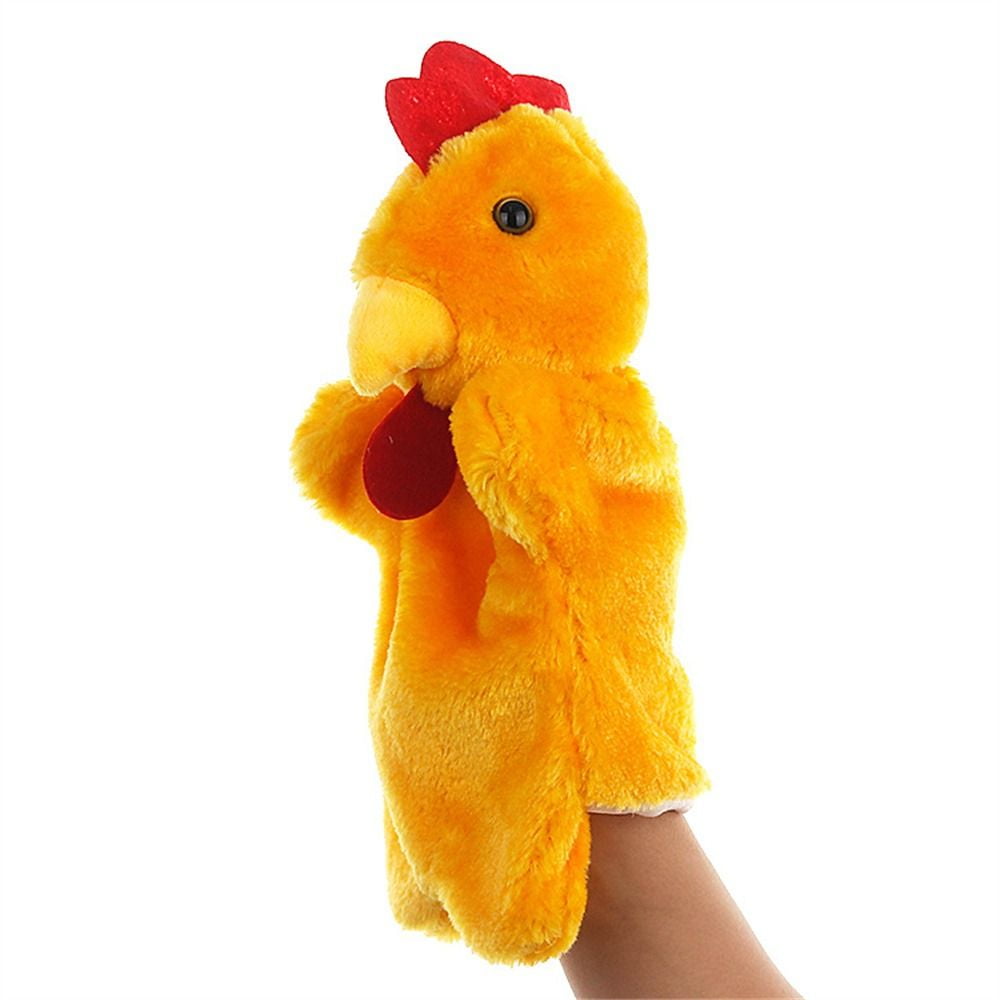 Animal Hand Puppet Cartoon Plush Toys Plush Hand Doll Baby Early ...