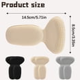 2Pc Anti-Slip Heel Liners, 2 in 1 Heel Cushion Inserts & Heel Grips ...