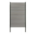 Patio Outdoor Adjustable-Height Privacy Fence Screen with Planter ...