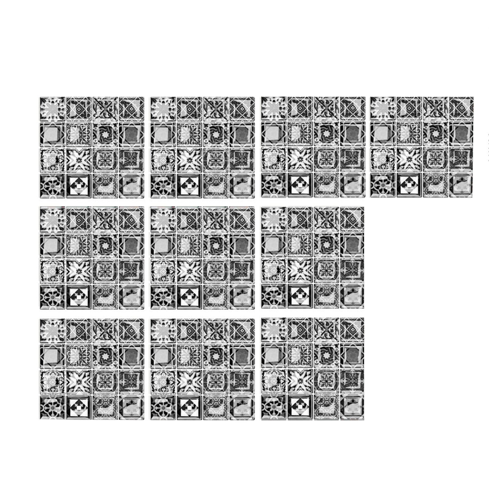 Wozhidaoke Wall Decor 10pc 3D Tile Stickers DIY Waterproof Self wozhidaoke-wall-decor-10pc-3d-tile-stickers-diy-waterproof-self