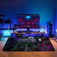 Energy Band Extended Gaming Mouse Pad 35.4x15.7Inch Large Desk Mat Anti ...