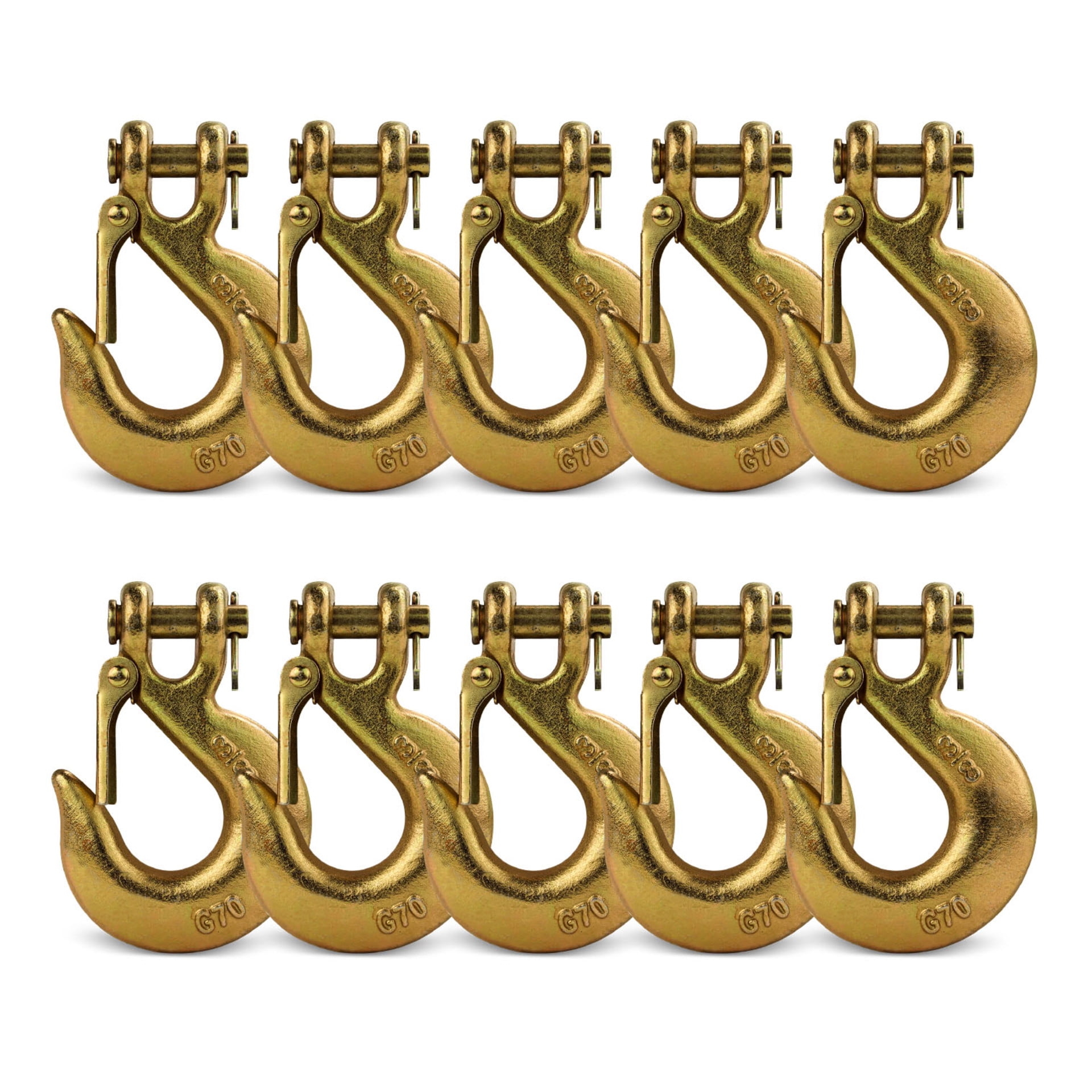 "DC Cargo Mall G70 Clevis Slip Hook with Safety Latch – 3/8 Inch Grade ...