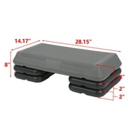 Stamina 3-Level Aerobic Step Deck , Adjustable to 4"-6"-8" - Walmart.com