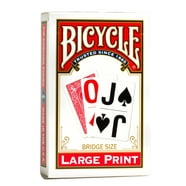 Reizen Elite Low Vision Durable Plastic Playing Cards - Two Decks for ...