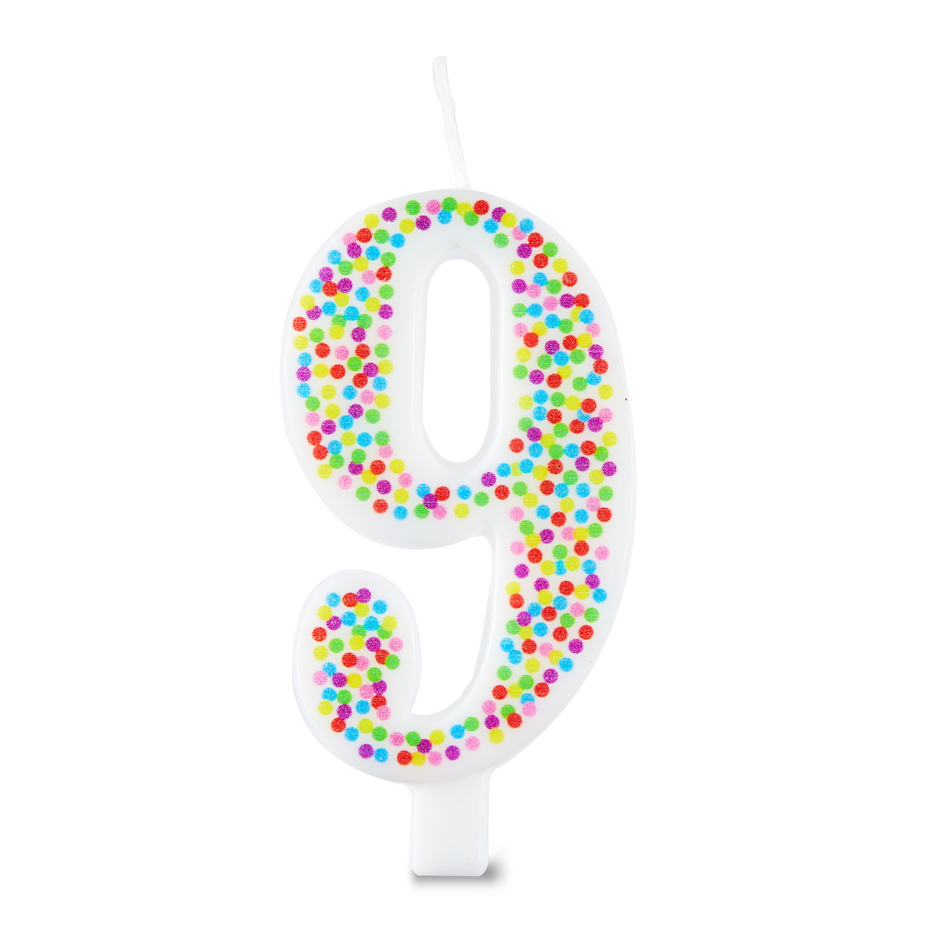 Number Birthday Candles 9