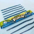 Sour Punch Blue Raspberry Chewy Candy Straws 2 oz Tray Sour Coated ...