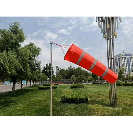 densenon 1 Pcairport Windsock Weatherproof Fluorescent Windsock Flags Rip-stop Outdoor Wind ...