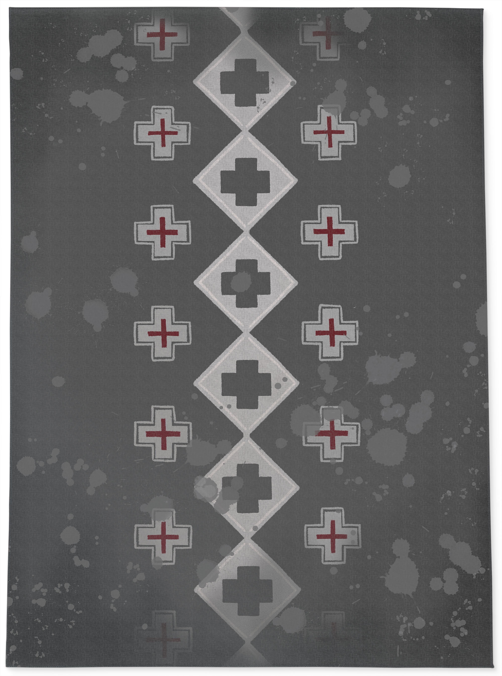 RIP CHARCOAL Outdoor Rug By Kavka Designs - Walmart.com