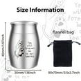 Column Mini Stainless Steel Urn for Human Pet Ashes Small Cremation Urn ...