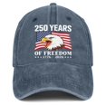 250th Anniversary USA Hat 1776-2026, Adjustable American Vintage Eagle ...