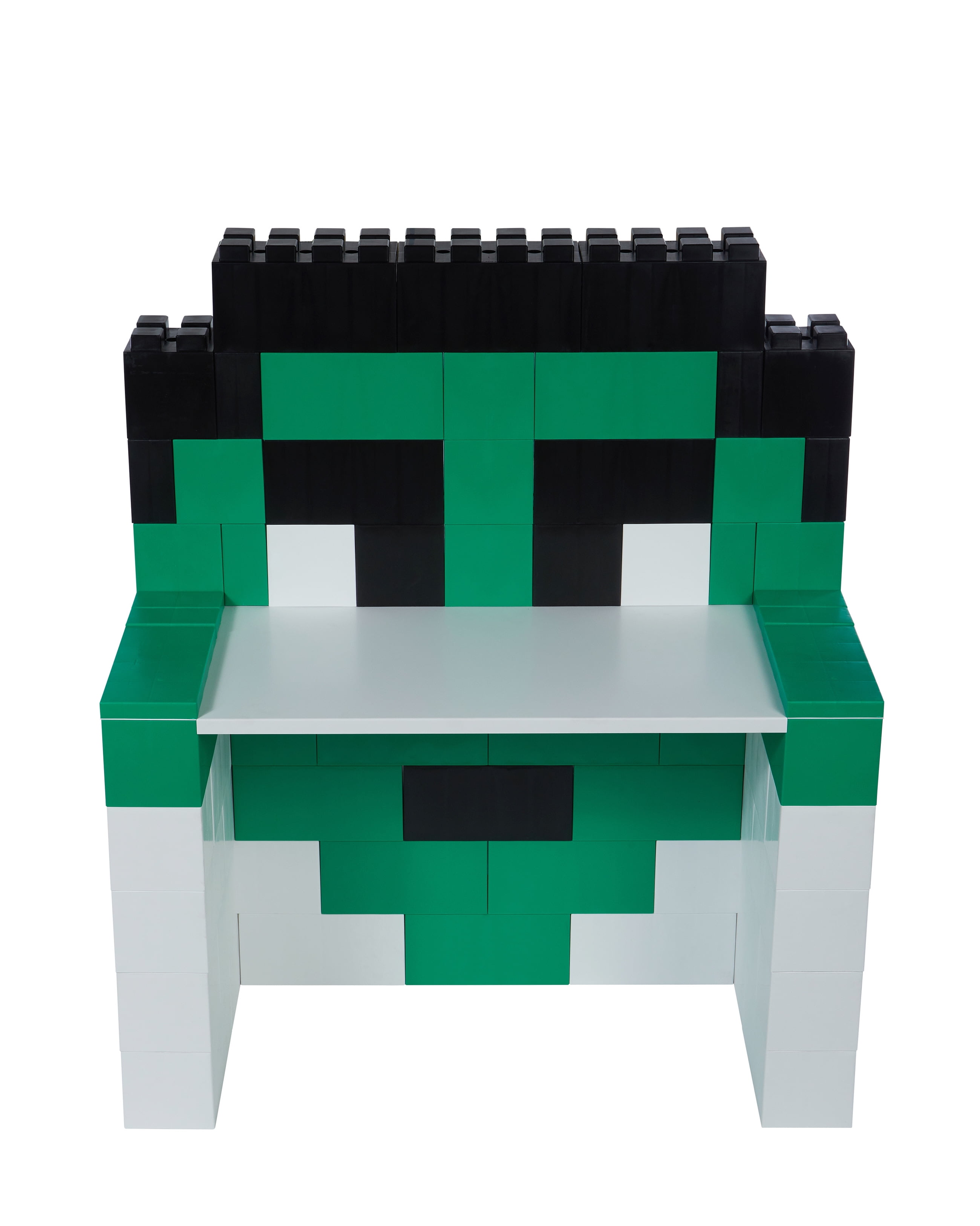 EverBlock The Hulk Superhero Desk Kit with Stool | 48”L x 24”W x 54”H ...