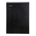 Mintra Durable Spiral Notebooks, Top Binding, 100 Sheets, 3-Pack, Black ...