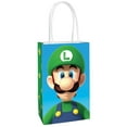 "Super Mario Brothers Kraft Paper Gift Bags - Birthday Goodie Bags, 5. ...