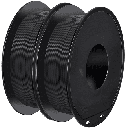 PLA filament for 3D printer, 1.75 mm, black, spool, 1 kg | Walmart Canada
