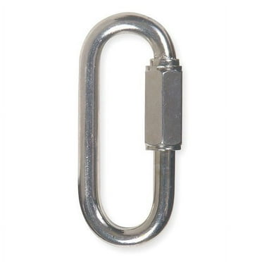 Pack Of 8 1/4 In X 6Mm Tack Oval Zinc Plated Quick Link Chain Repairer ...