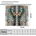 Butterfly Leopard Print Blackout Curtains, Abstract Wild Animal Skin ...