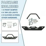 Kojem Front Bumper for 2007-2022 Jeep Wrangler & 2020-2022 Gladiator JT ...
