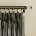 Curtainworks Marquee 108" Single Panel Curtain, Bronze, Adult - Walmart.com