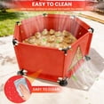 50"Chick Brooder Kit with Red Temperature-Controlled Heating Plate ...