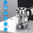 Electric Kettle, Tea Kettle with Temperature Control and Tea Infuser ...