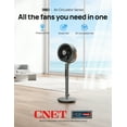 DREO Pedestal Fan 43'' Smart Oscillating Floor Fan Wi-Fi Voice Control ...