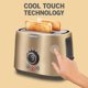 SENCOR STS6057CH 2-Slot Toaster with Digital Button and Rack, Champagne ...
