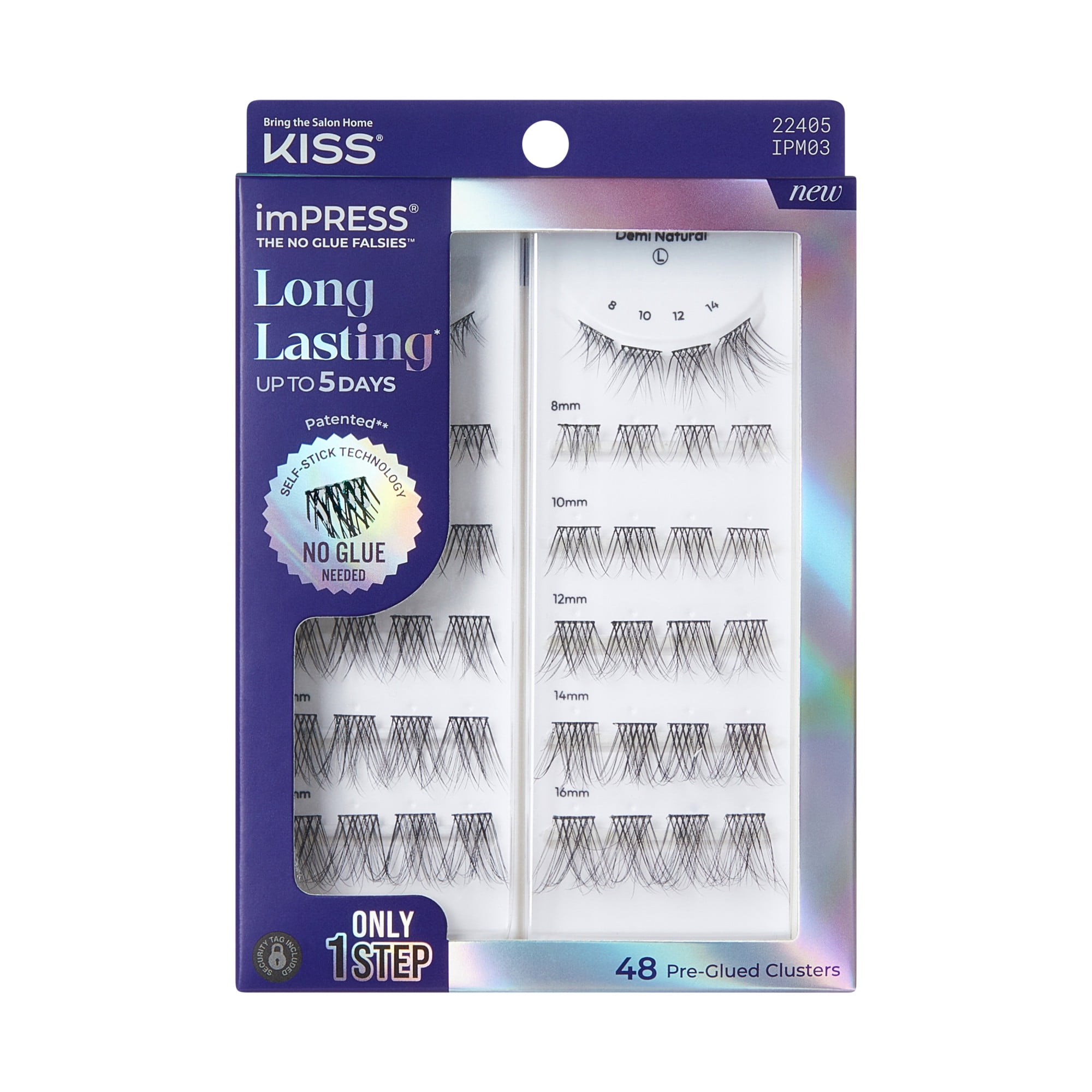 Click here for Kiss Impress Press On Long Lasting Multi 03  Lash... prices