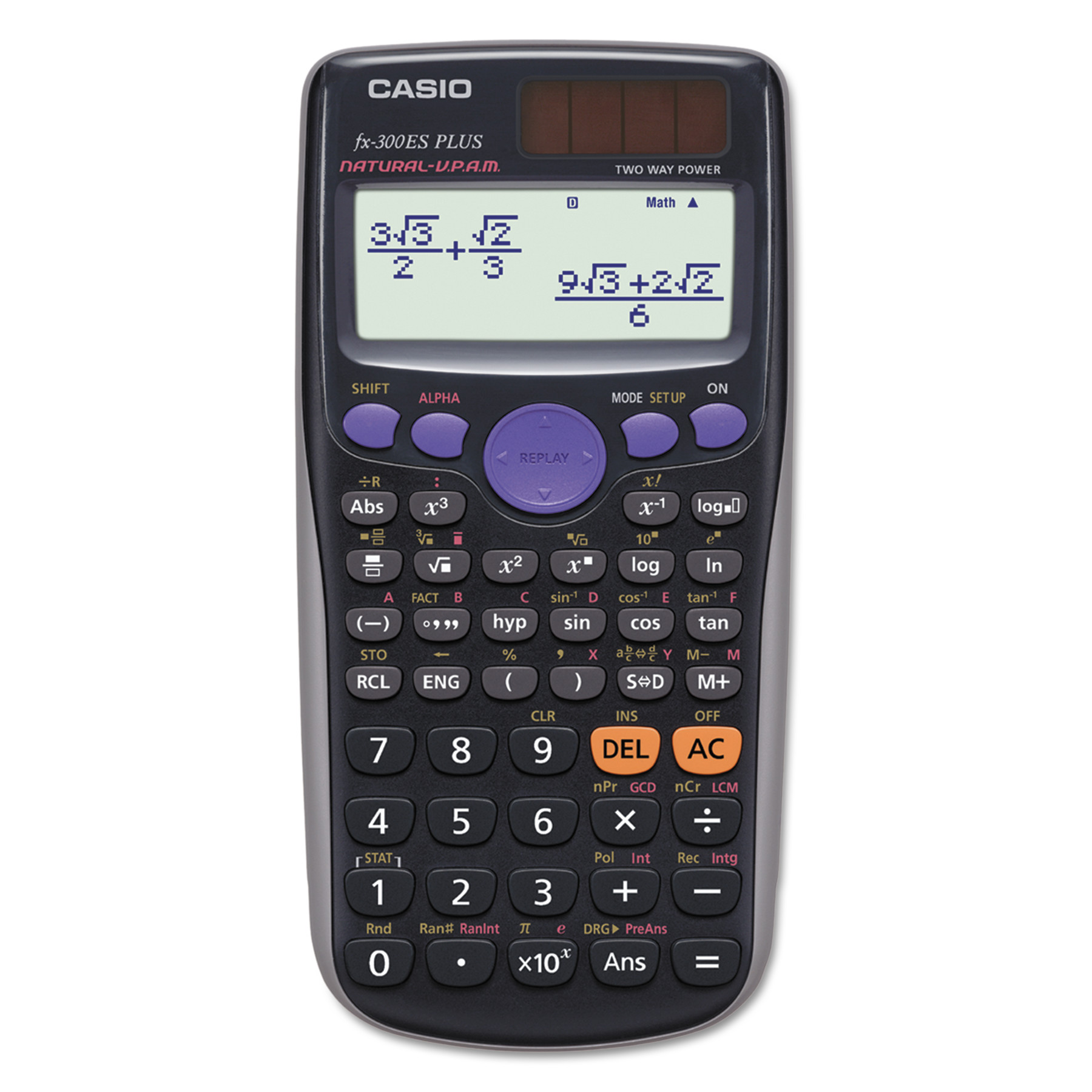 Casio FX 300ES Plus Scientific Calculator Natural Textbook Display