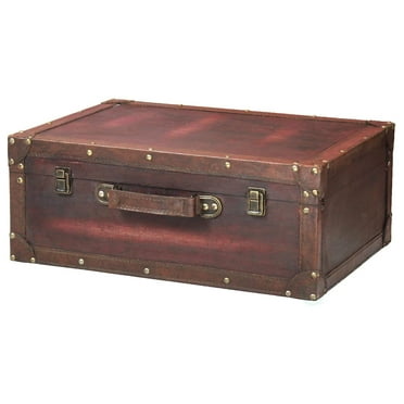 Antique Wood Travel Desk Set, Document Case, Inkwell Storage Box ...