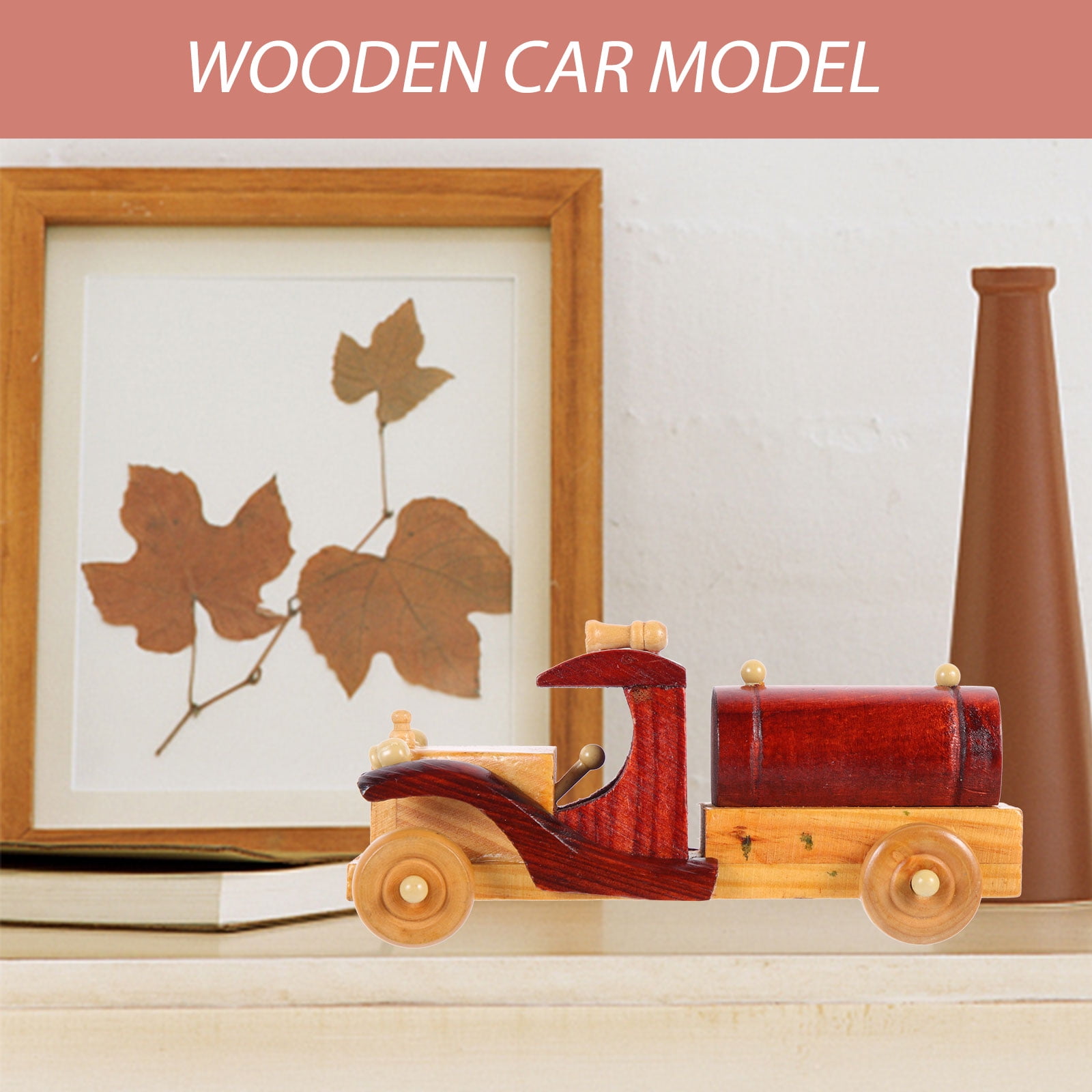 Click here for Phenofice Vintage Car Toy Car Model Wood Rustic Li... prices