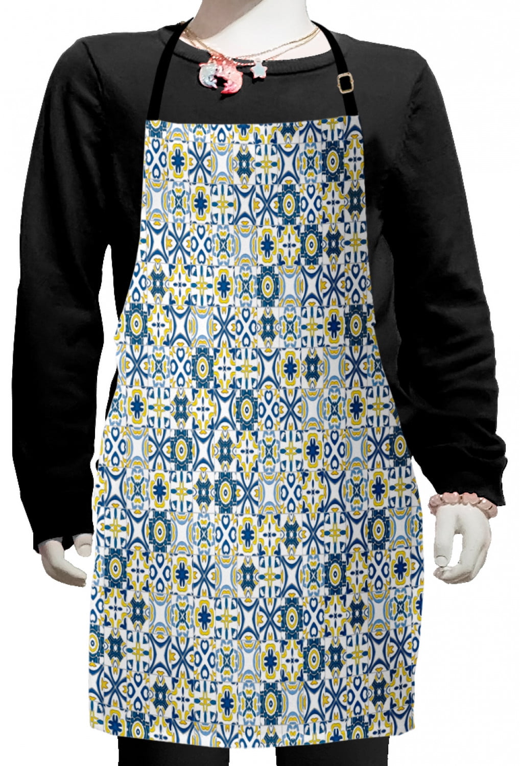Ethnic Kids Apron, Traditional Moroccan Mosaic Portuguese European ...