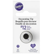 Wilton Round Decorating Piping Tip #12 - 2 Tips (418122) - Walmart.com