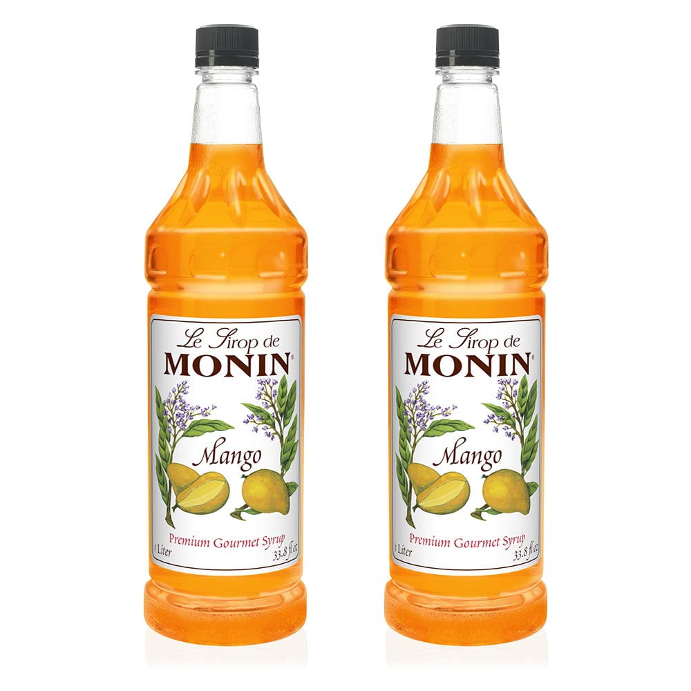 Monin - Mango Syrup, Tropical and Sweet, Great for Cocktails, Sodas ...