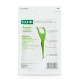 GUM Angled Floss Picks, Satin Dental Floss, 75 Count, Icy Mint, 4 Pack ...