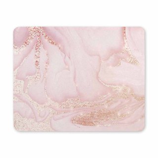 onn. XL Desktop Mouse Mat with Anti-Slip Base, Polyester, Pink Flowers ...