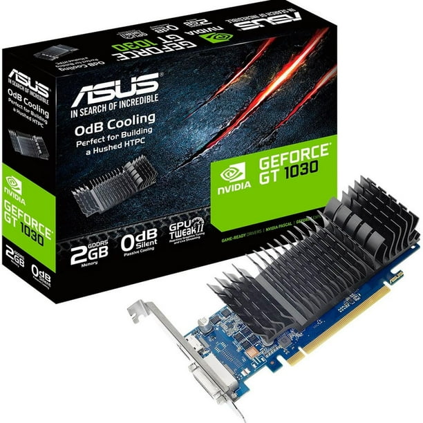 Tarjeta Video ASUS GeForce GT 1030 2GB Low Profile GT1030-2G-CSM Asus ...